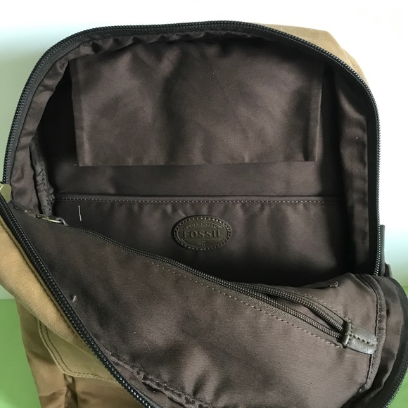 Fossil | Bags | Fossil Field Backpack Khaki Nwt | Poshmark